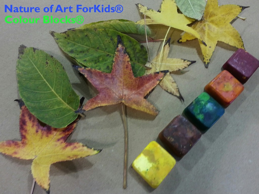 Thanksgiving | Crayon Leaf Rubbing Cards | Kids Art Project